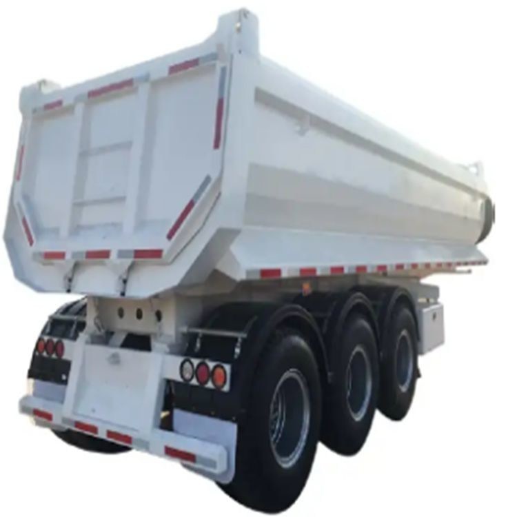 SINOTRUK HOWO 3 Axle 50Ton U Shape Dump Truck Tipper Semi Trailer With ...