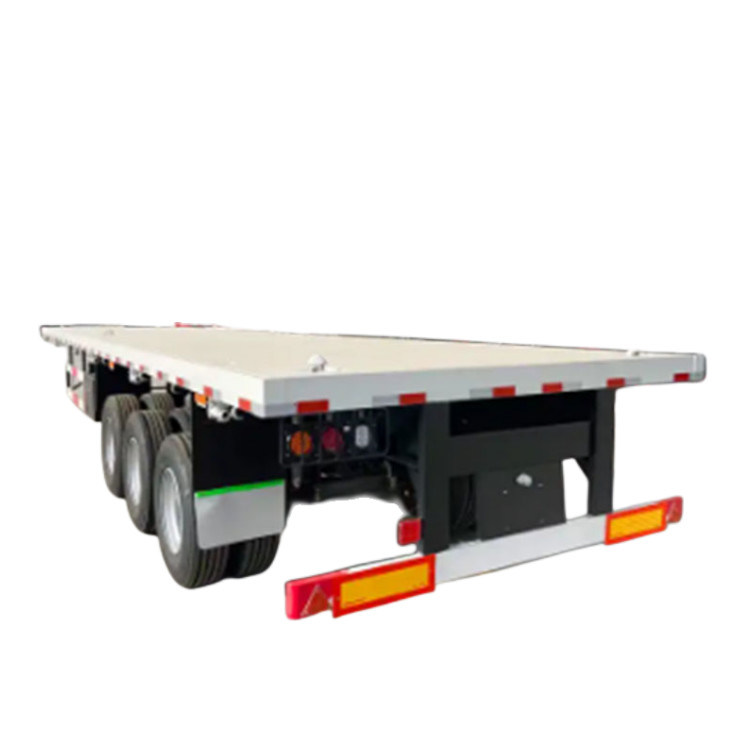 40 Tons 4 Axles Skeleton Semi Trailer With EMARK And OTTC Certification ...