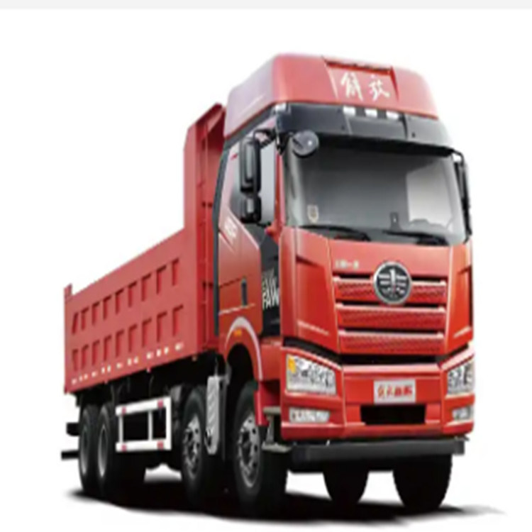 8x4 12 Wheeler 60 Ton Heavy Duty Dump Truck FAW J6P Model LHD Earthmoving With Reinforced Leaf ...