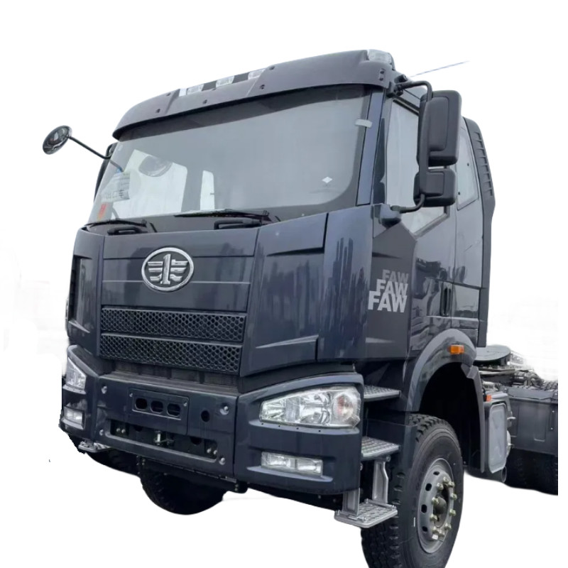 Heavy truck tow head FAW JH6 prime mover / 9 11 13 liters engine towing ...